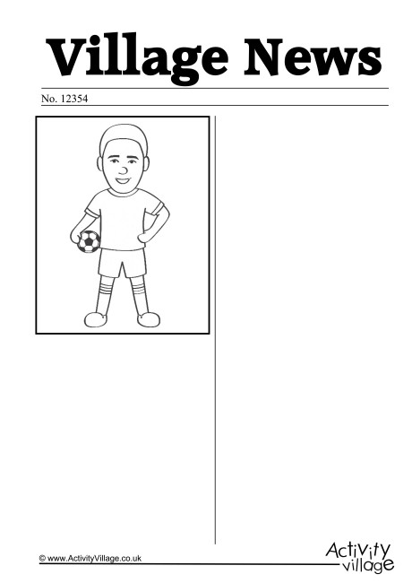 Famous People Newspaper Writing Prompts | Activity Village