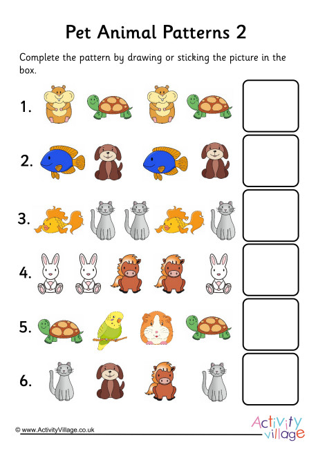 Pet Animal Maths Activities | Activity Village