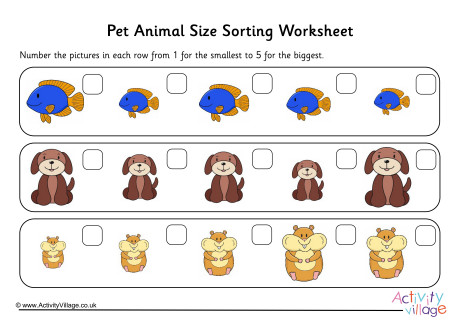 Sorting Activities - Printables for Kids