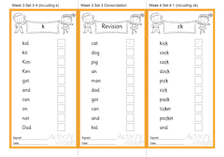 Phonics Phase Two | Activity Village