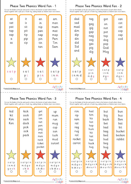 Phonics Phase Two | Activity Village