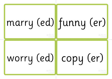 Phase Six Word Cards - Adding Suffixes ing, ed, s, er, est, y and en to ...