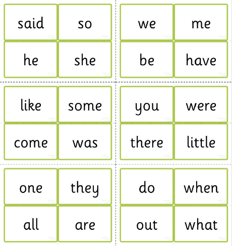 Phase Four Word Cards | Activity Village