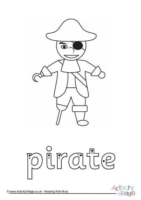 Pirate Handwriting Worksheets | Activity Village