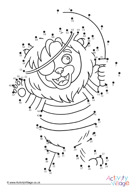 Pirate Dot to Dots | Activity Village