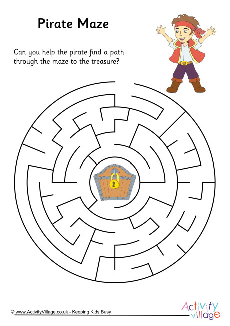 Pirate Mazes | Activity Village