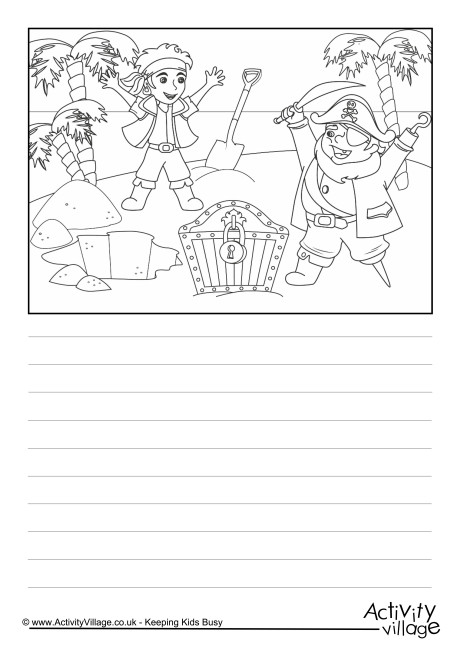 Pirate Story Paper | Activity Village