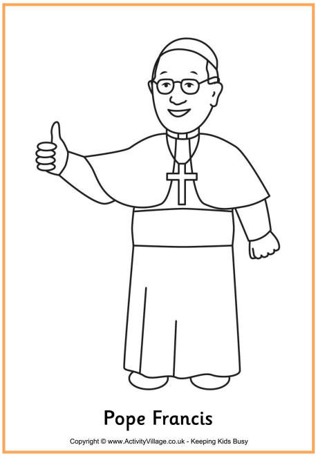 Pope Francis - Printable Activities for Kids