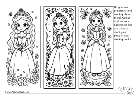 Princess Colouring Pages | Activity Village