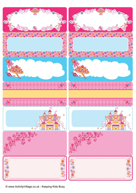 Printable Name Badges for Kids