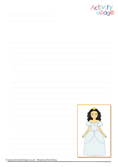 Fairy Tale Writing Pages | Activity Village
