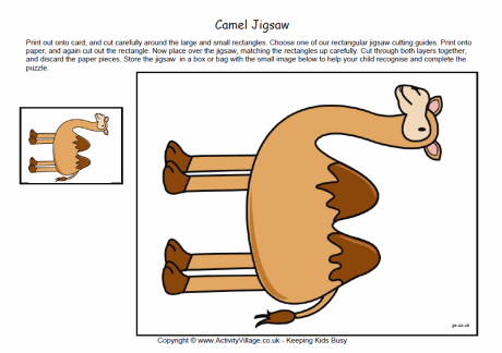 Camel Printables | Activity Village
