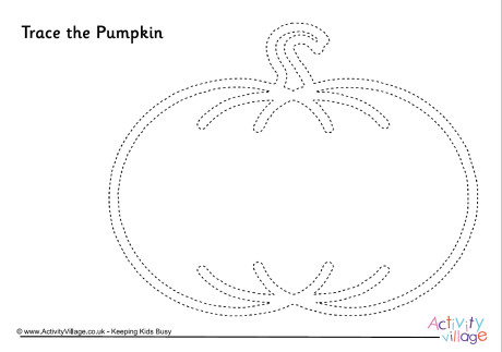 Pumpkin Tracing Page | Activity Village