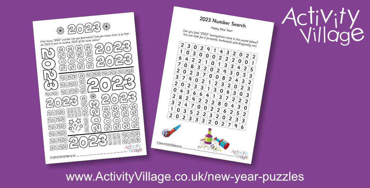 New Puzzles for the New Year | Activity Village