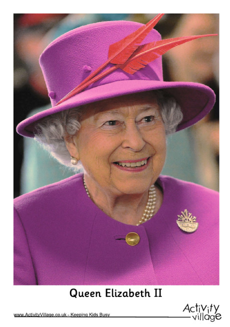 Queen Elizabeth II Poster 2 | Activity Village