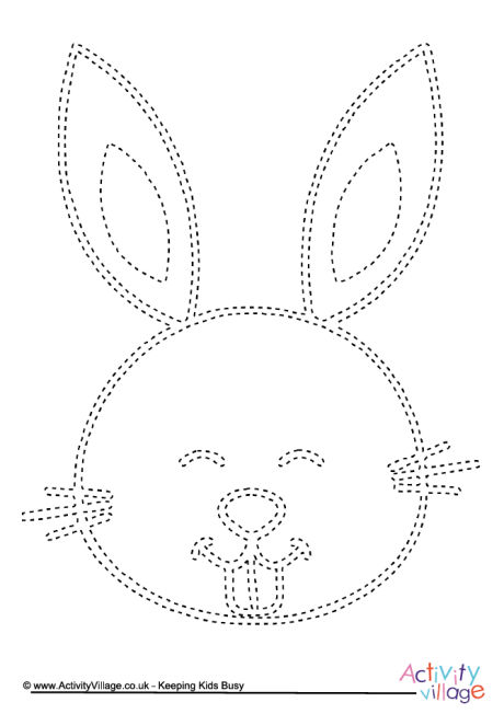 Rabbit Tracing Page | Activity Village