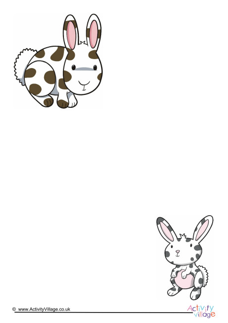 Animal Writing Paper | Activity Village