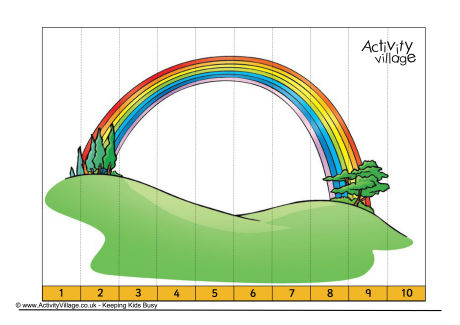 Rainbow Counting Jigsaw | Activity Village
