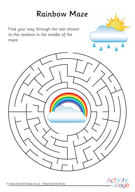 Rainbow Maze | Activity Village