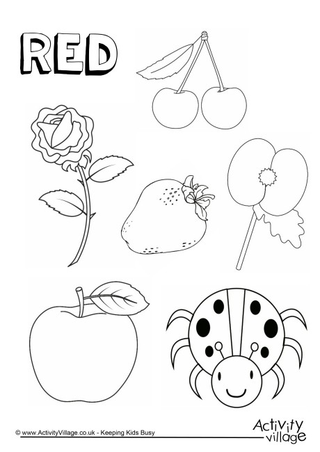 Colour Collection Colouring Pages | Activity Village