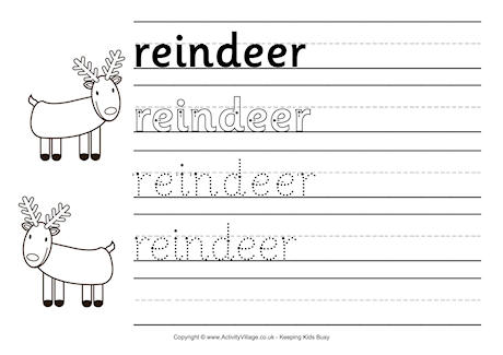 Animal Handwriting Worksheets | Activity Village