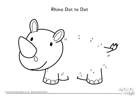 Rhinos – Printable Activities, Colouring, Worksheets & Crafts ...