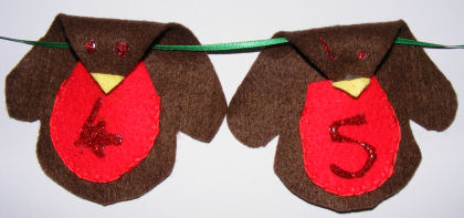 Robin Advent Calendar - A Pretty Countdown To Christmas!