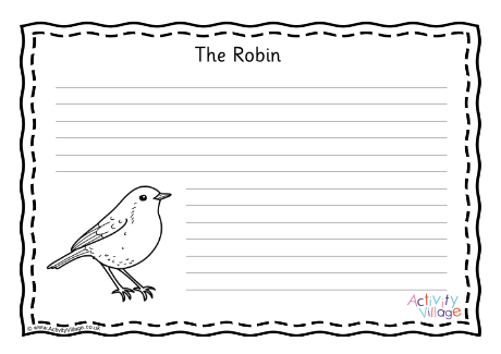 Robin Printables | Activity Village
