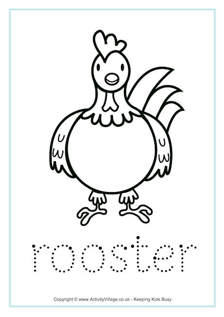 Year of the Rooster Worksheets | Activity Village