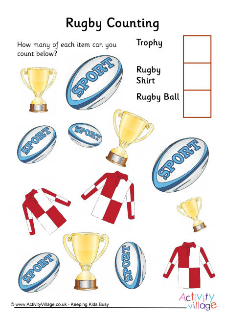 Rugby Counting 3 | Activity Village