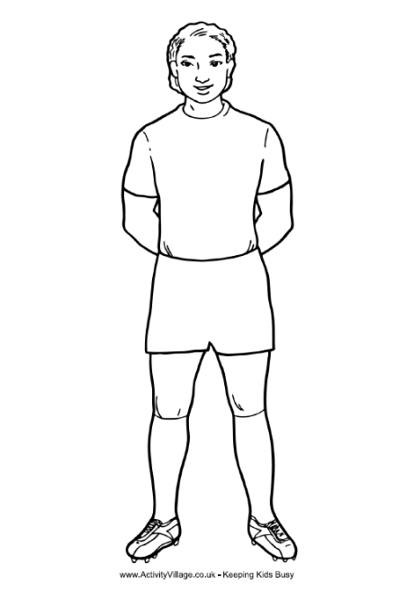 Rugby Colouring Pages | Activity Village