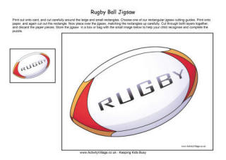 Rugby Crafts for Kids