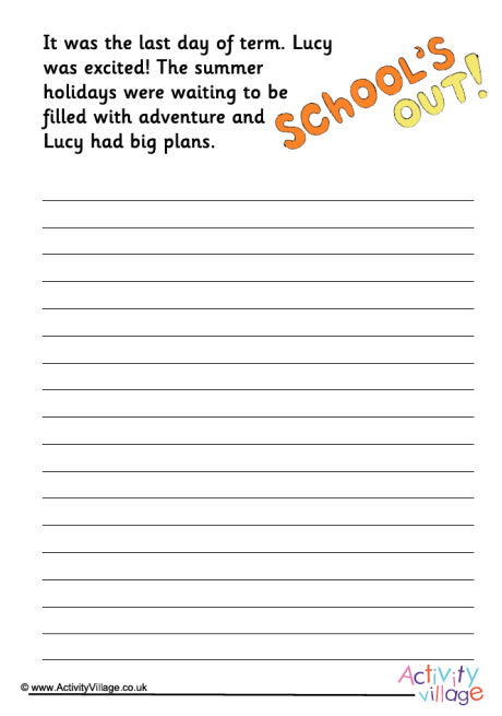Story Starters - Printables for Kids