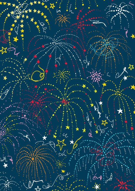 Scrapbook Paper - Fireworks | Activity Village