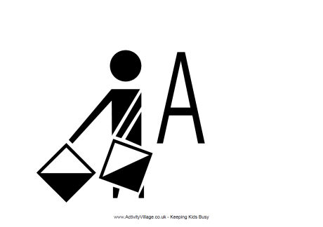 Semaphore Alphabet Slideshow | Activity Village