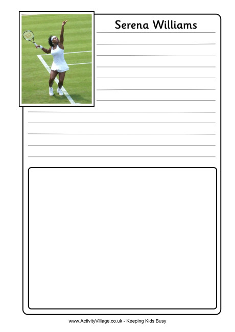 Serena Williams | Activity Village