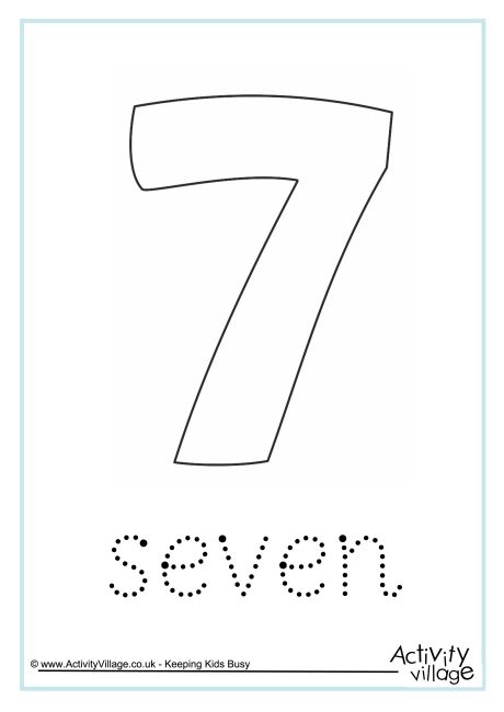 Number Word Tracing Worksheets | Activity Village