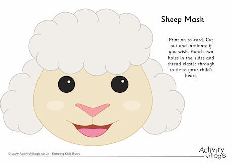 Sheep Mask | Activity Village