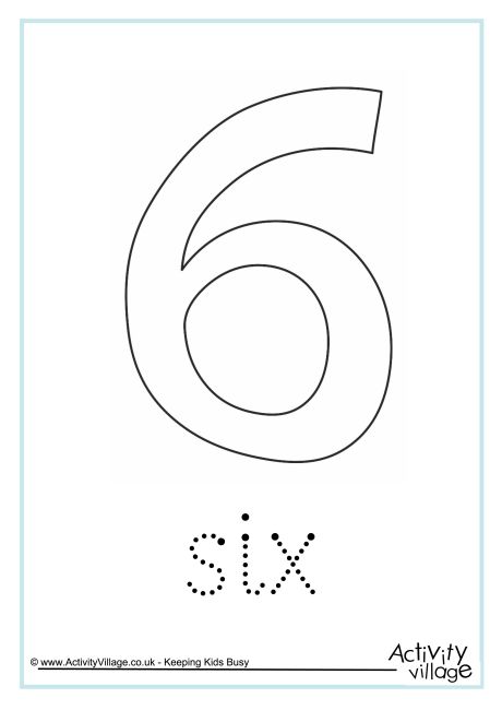 Number Word Tracing Worksheets | Activity Village