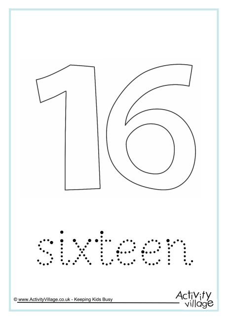 Number Word Tracing Worksheets | Activity Village