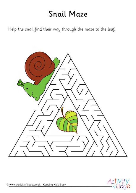 Snail Maze | Activity Village