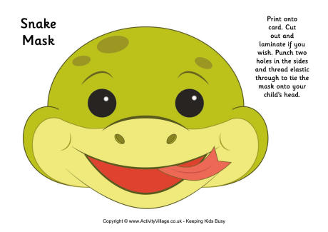 Printable Masks for Kids