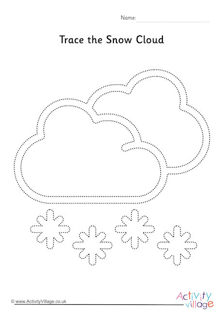 Weather Tracing Pages | Activity Village
