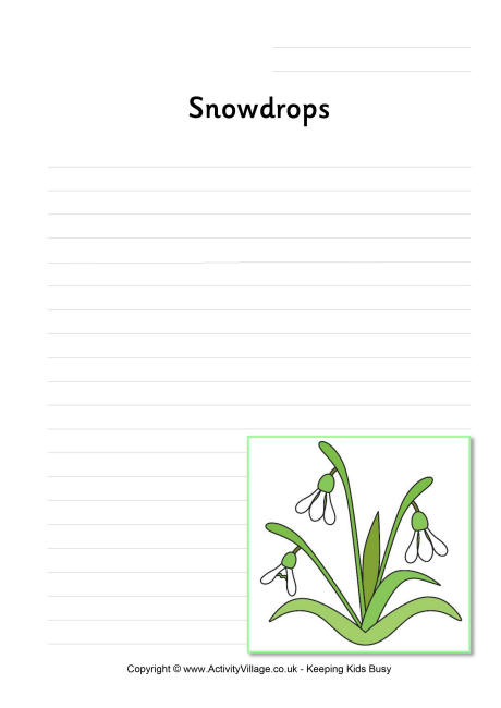 Snowdrops | Activity Village