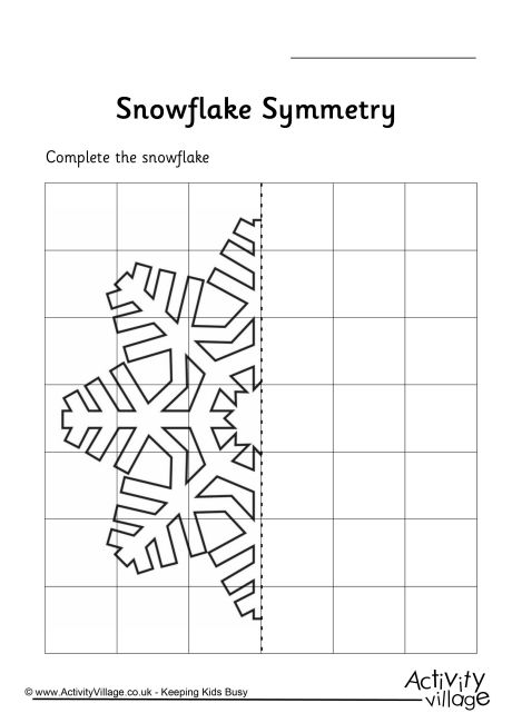Christmas Symmetry Worksheets | Activity Village