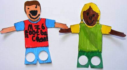 Soccer Player Finger Puppets For Kids