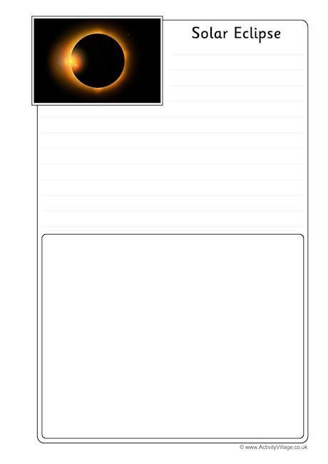 2017 Solar Eclipse for Kids