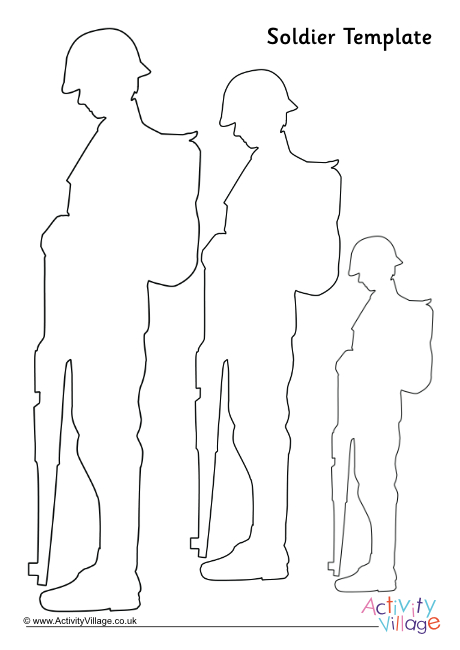 Soldier Template | Activity Village