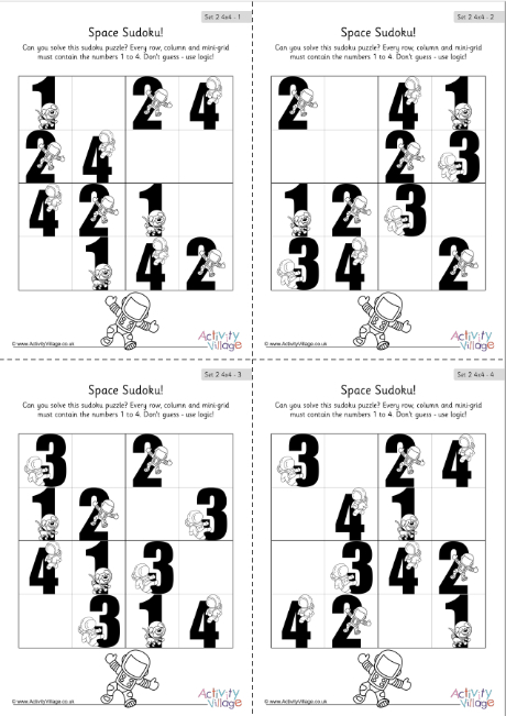 Number Sudoku | Activity Village