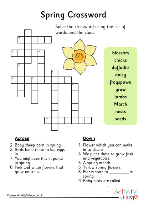 Crosswords | Activity Village